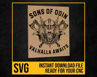 Sons of Odin Valhalla | Etsy