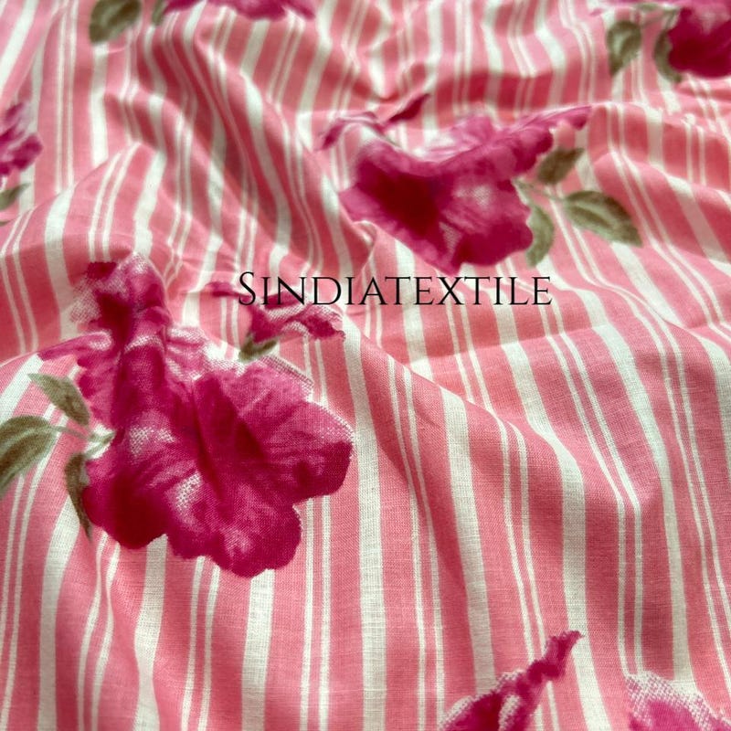 Indian Block Print Fabric - Etsy