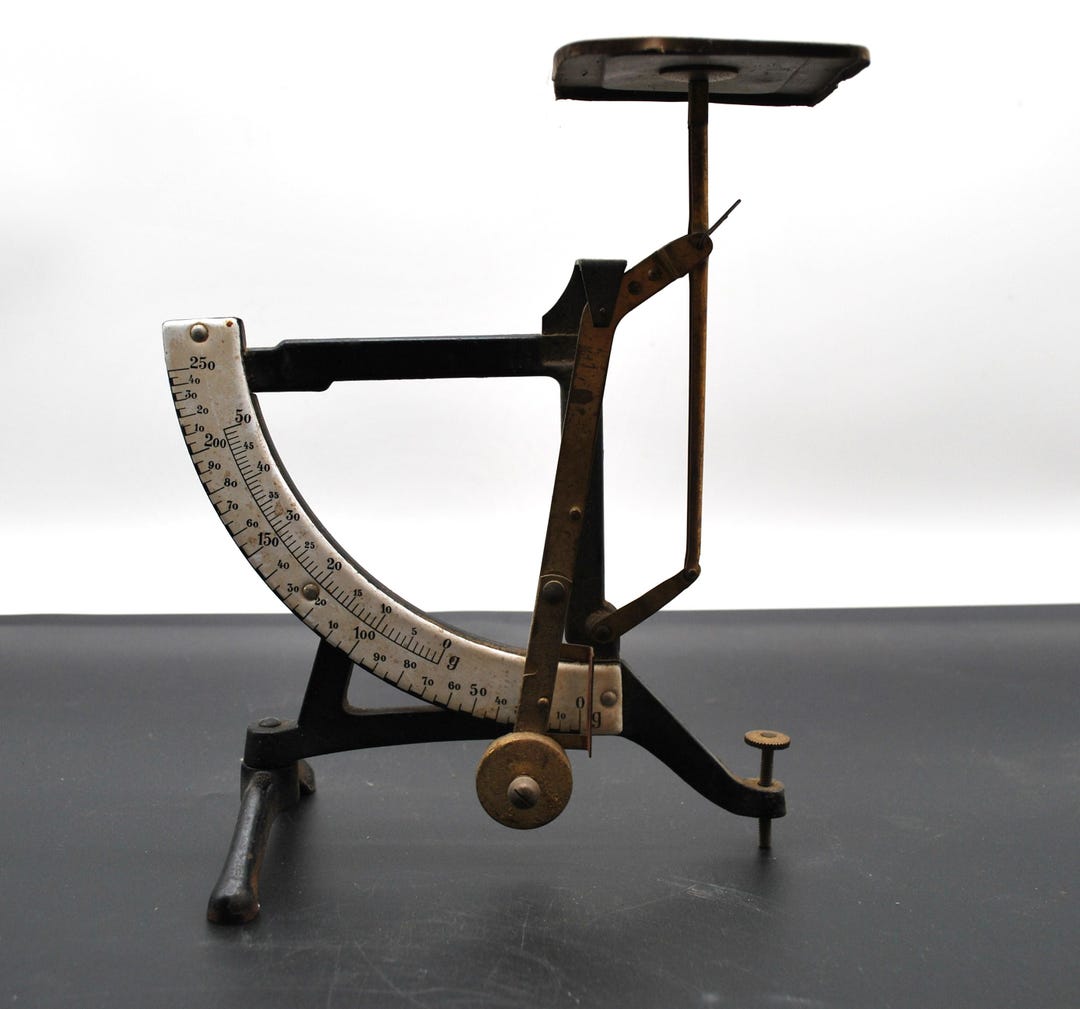 Antique Letter Scale, Pendulum Scale by Jakob Maul With Enamel Scale up ...