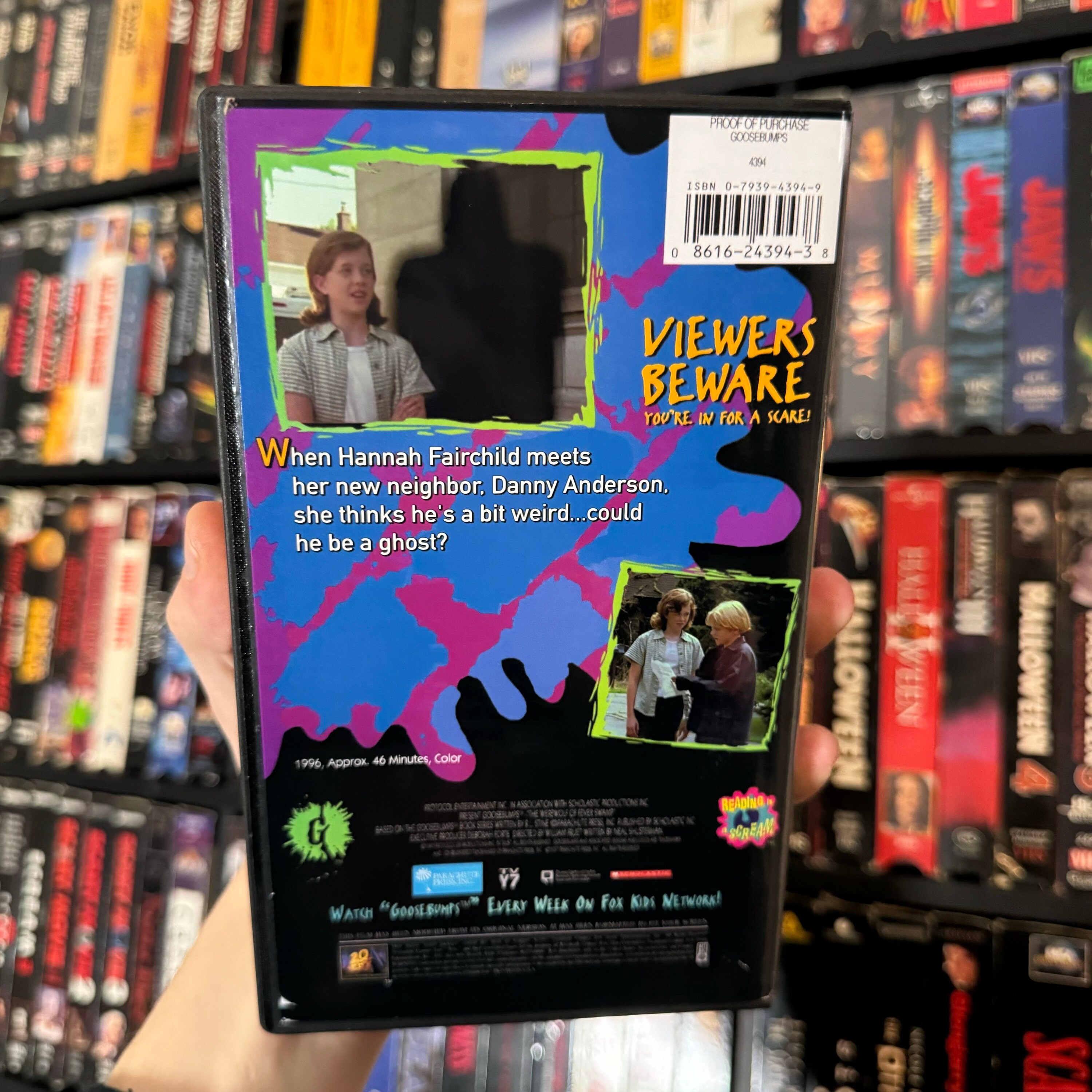 Goosebumps the Ghost Next Door Custom VHS Display Case (NO TAPE) - Etsy