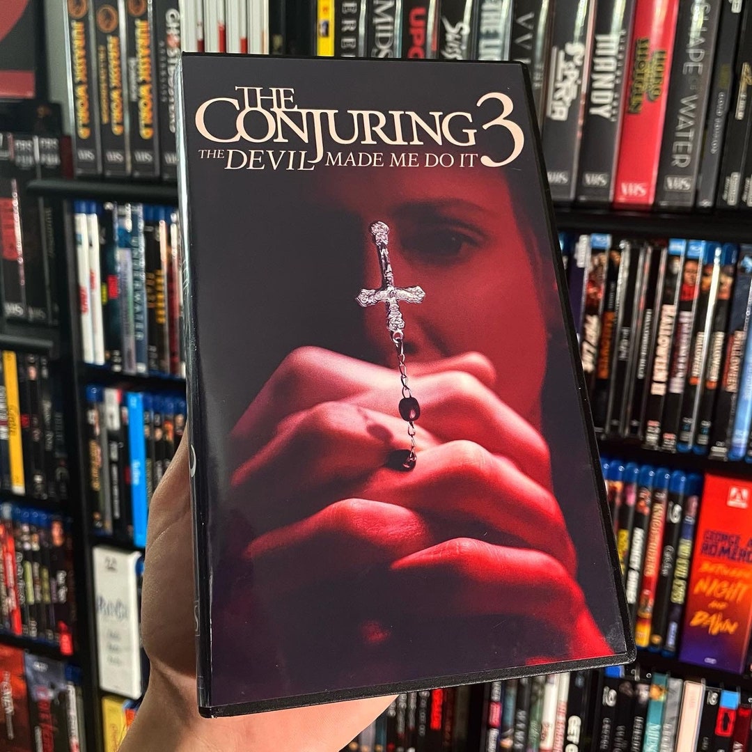 The Conjuring 3 the Devil Made Me Do It 2021 Custom VHS Display Case NO ...