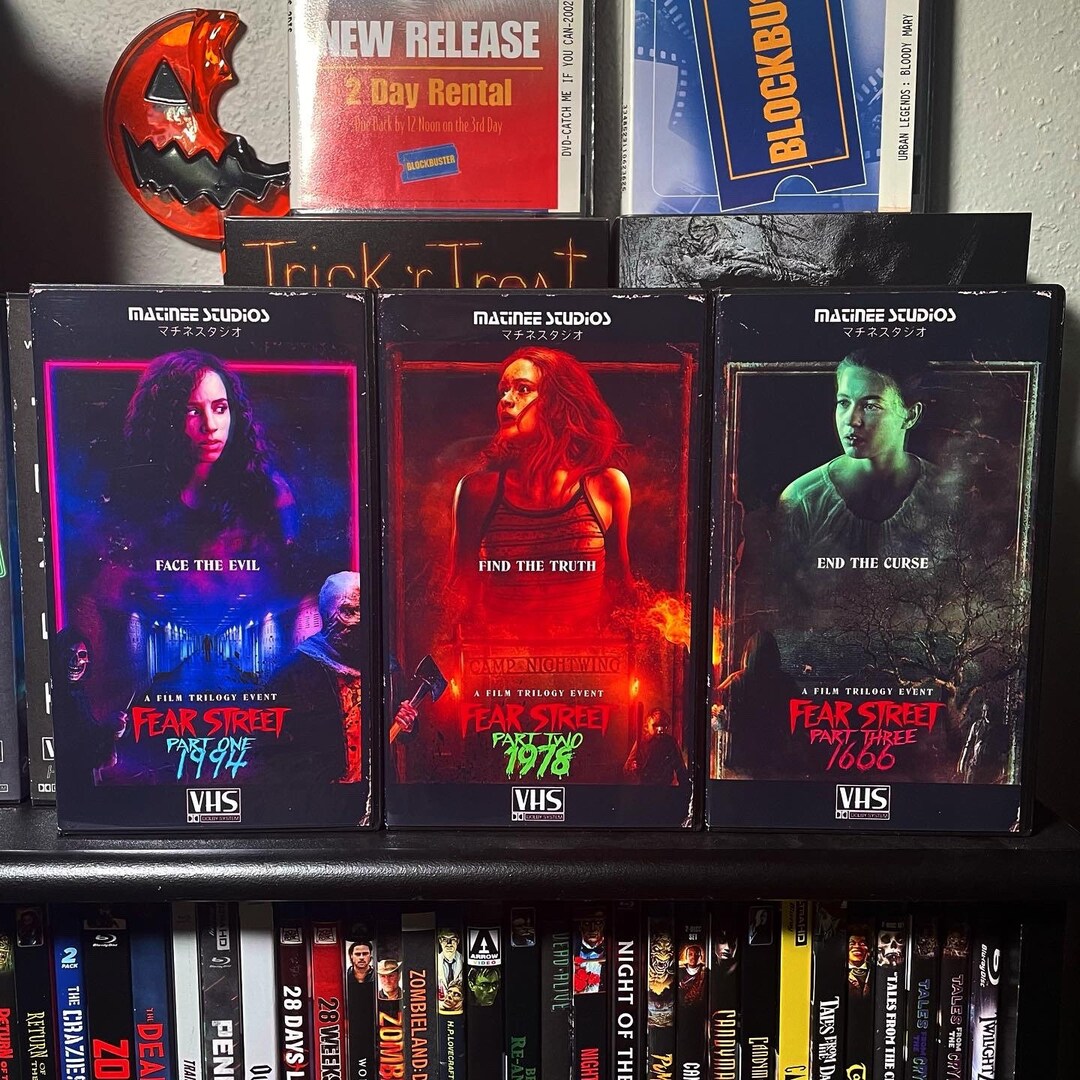 Fear Street Trilogy Custom VHS Display Cases NO TAPES - Etsy UK