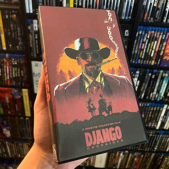 Django Unchained 2012 Custom VHS Display Case NO TAPE | Etsy