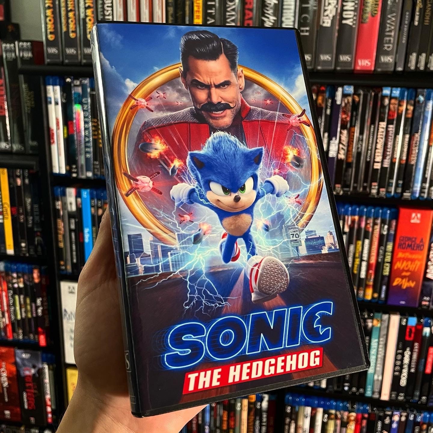 Sonic the Hedgehog 2020 Custom VHS Display Case NO TAPE - Etsy UK