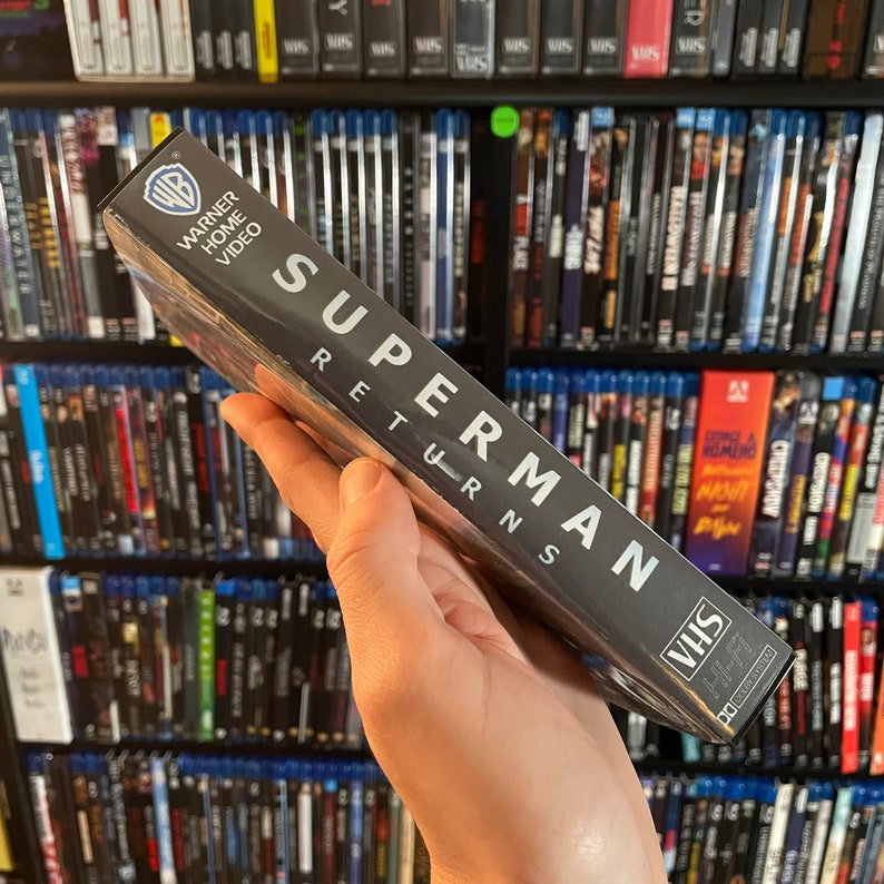 Superman Returns 2006 Custom VHS Display Case | Etsy