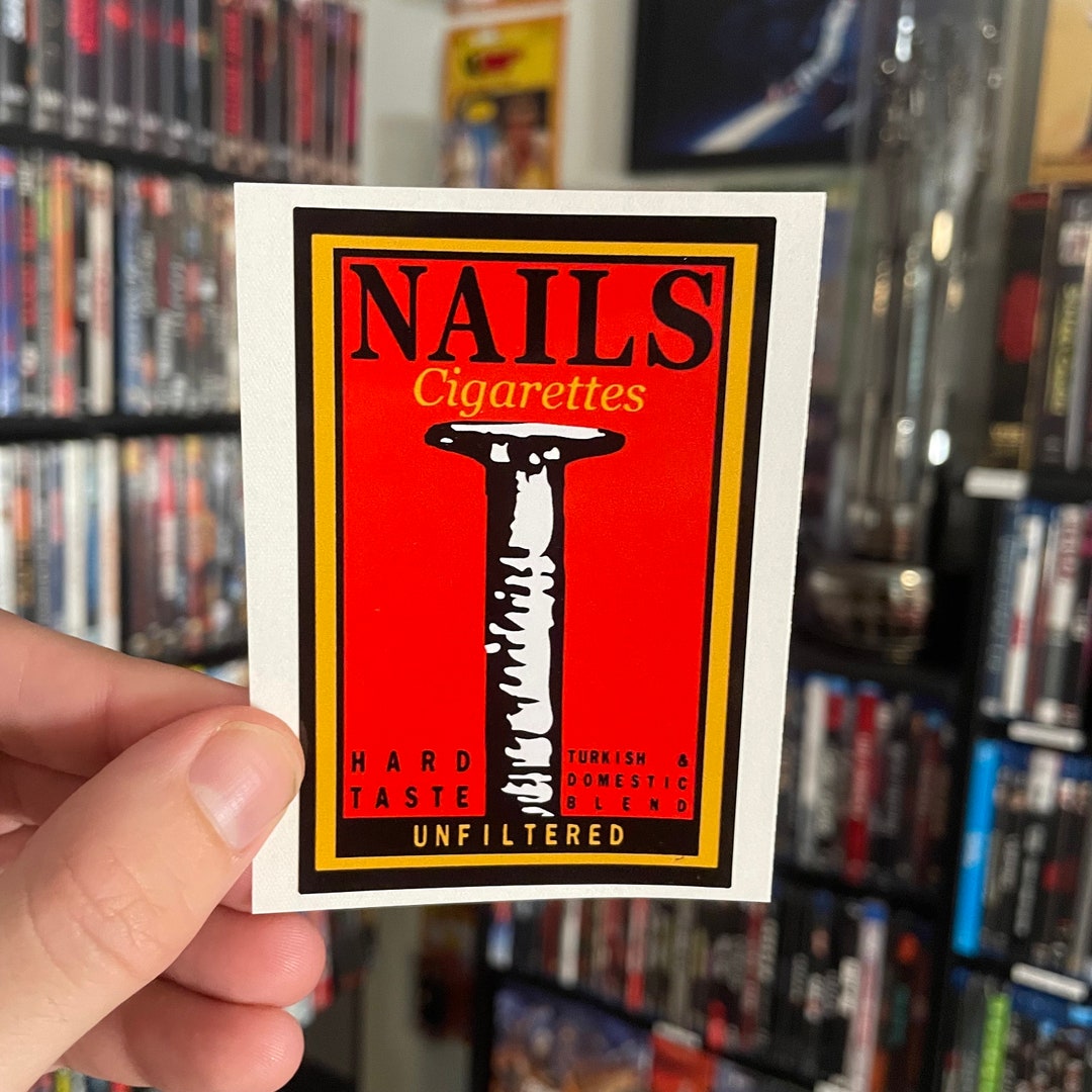 Nails Cigarettes Vinyl Sticker - Etsy