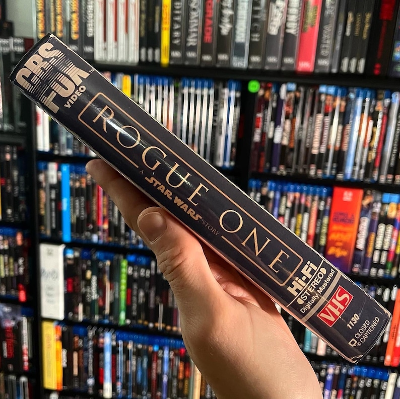 Star Wars Rogue One (2016) Custom VHS Display Case (NO TAPE) - Etsy