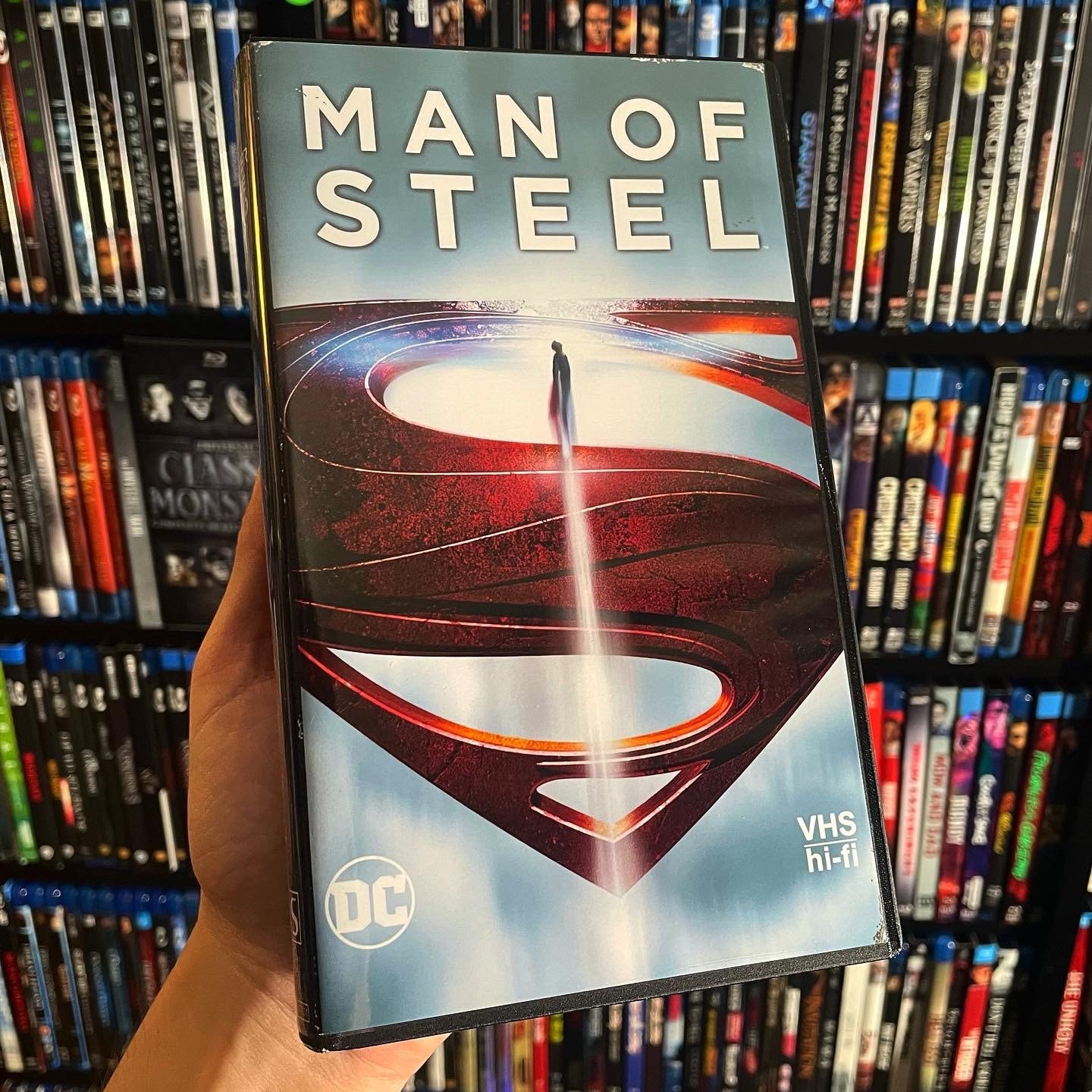 Man of Steel 2013 Custom VHS Display Case NO TAPE - Etsy