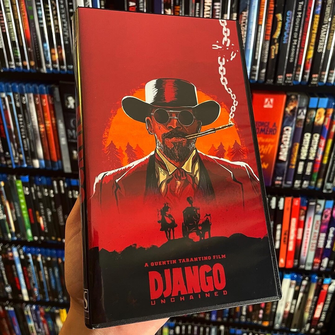 Django Unchained 2012 Custom VHS Display Case NO TAPE - Etsy