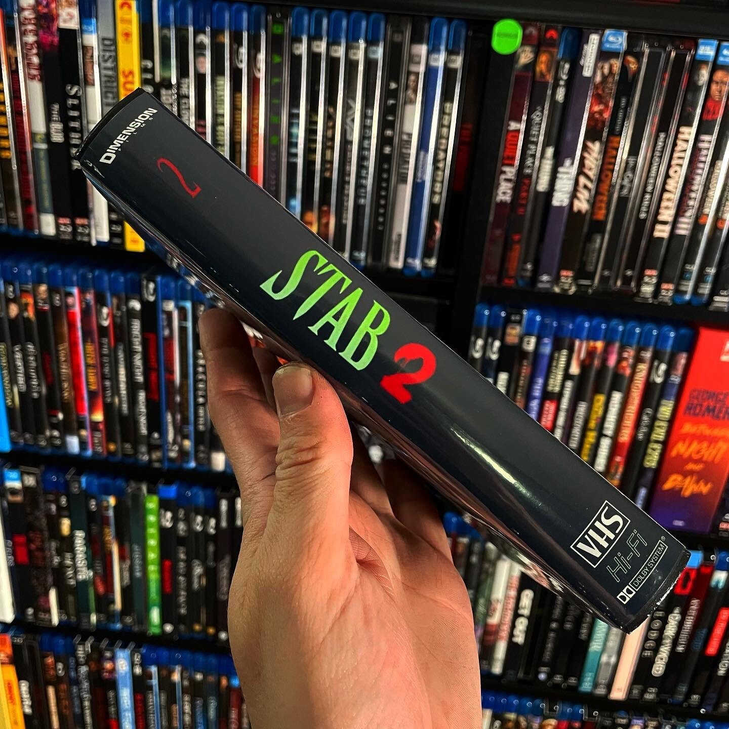 Stab 2 scream VHS Display Case NO TAPE - Etsy