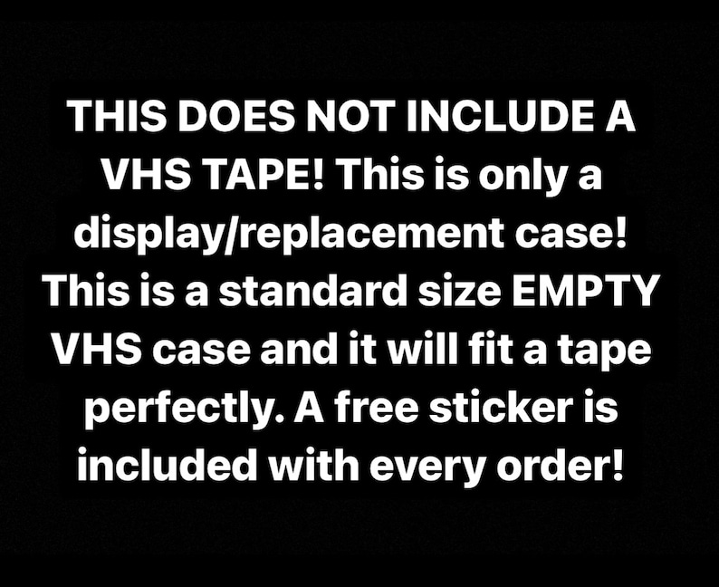 Goosebumps the Ghost Next Door Custom VHS Display Case (NO TAPE) - Etsy