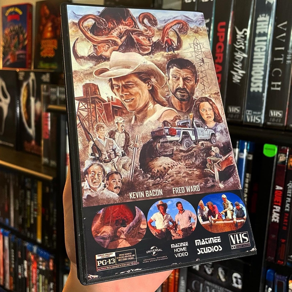 Tremors 1990 Custom Vhs Display Case No Tape Etsy