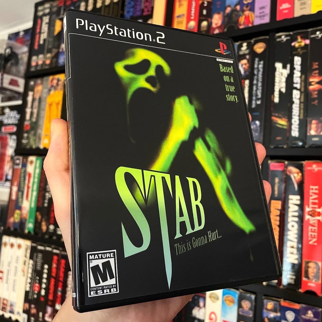 Stab scream Playstation 2 PS2 Display Case NO DISC - Etsy