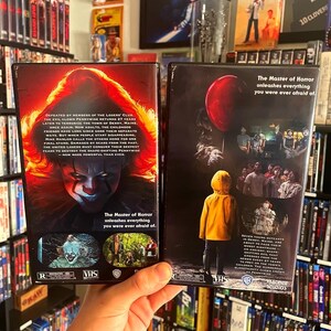 Stephen Kings IT Chapter 1 & 2 Custom VHS Display Cases no Tapes Double ...