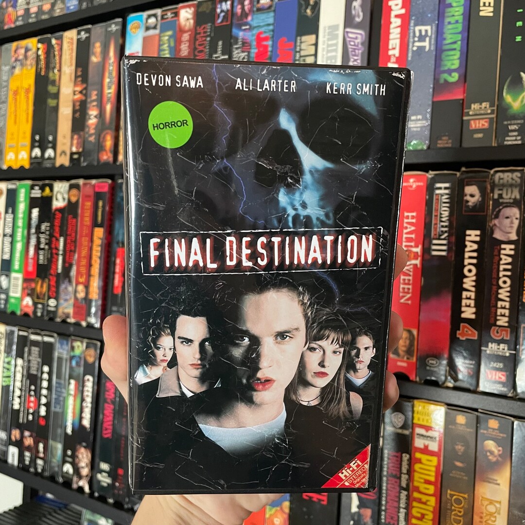 Final Destination (2000) Custom VHS Display/replacement Case (NO TAPE ...