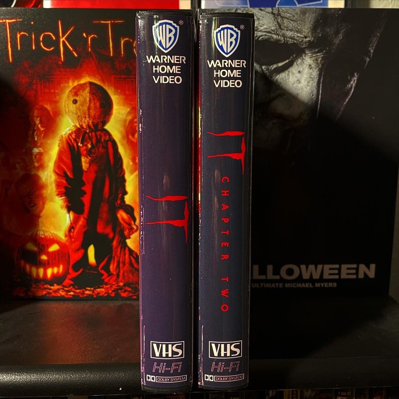 Stephen Kings IT Chapter 1 & 2 Custom VHS Display Cases no - Etsy