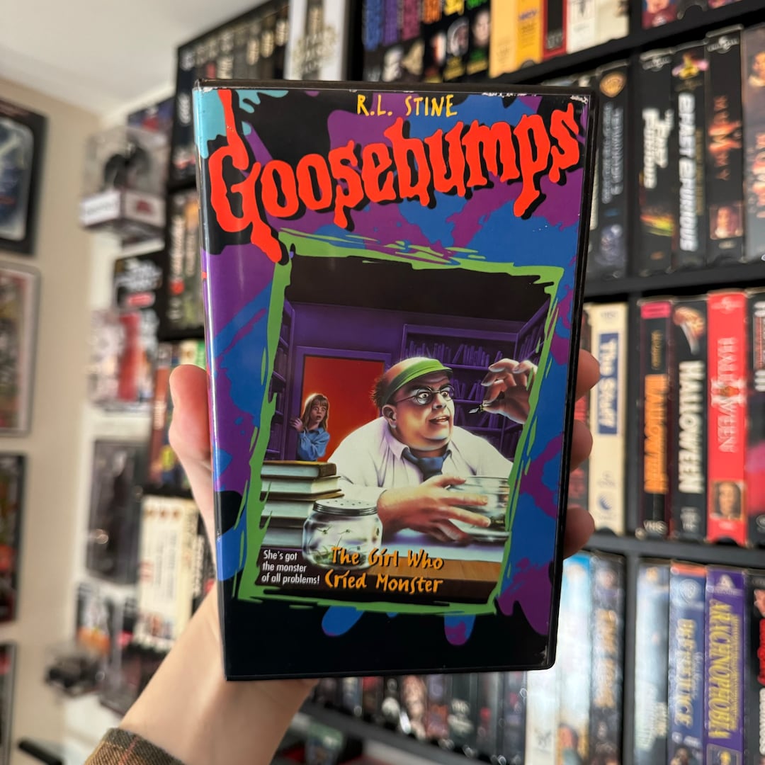 Goosebumps the Girl Who Cried Monster Custom VHS Display Case (NO TAPE ...
