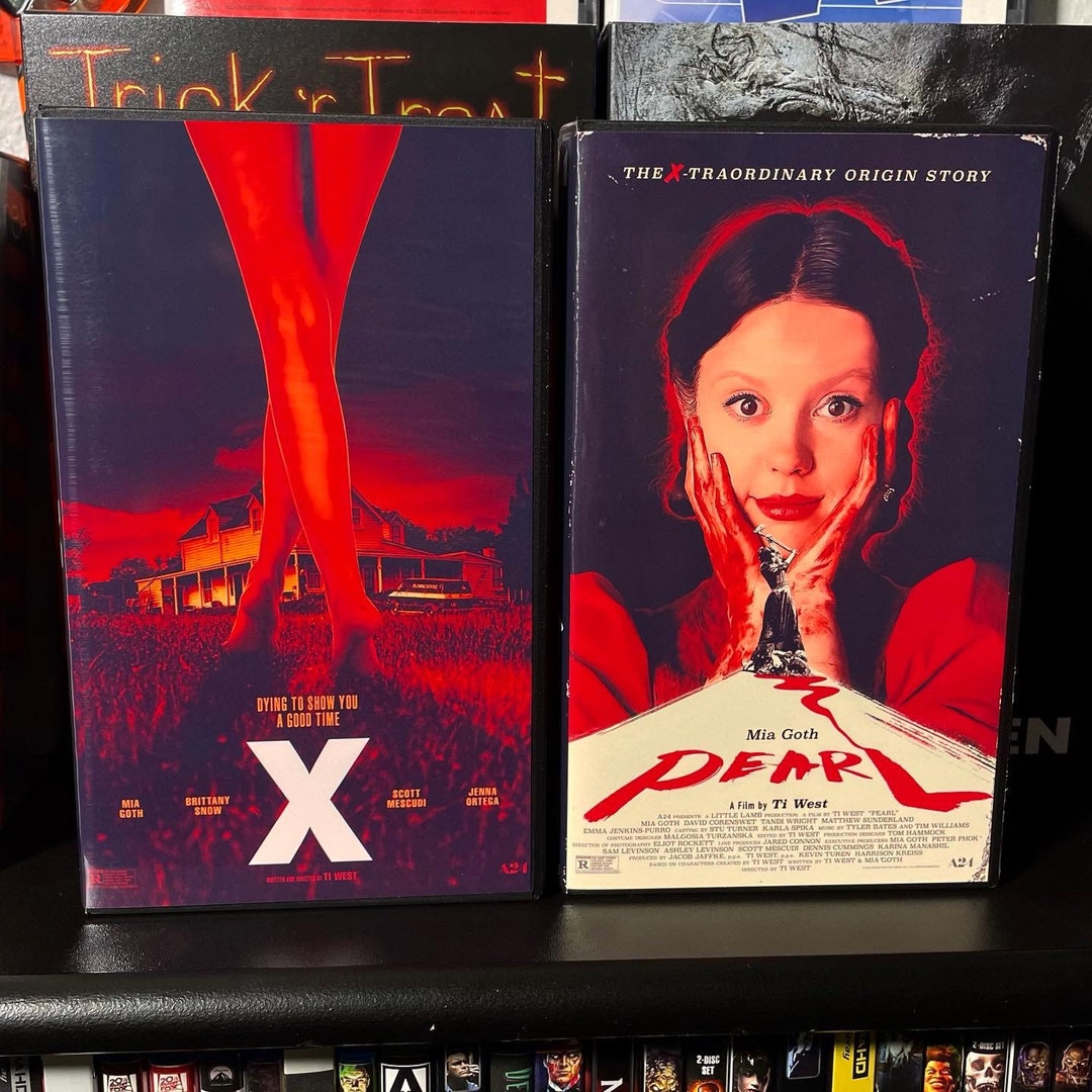 X/pearl Double Pack (2022) Custom VHS Display Cases (NO TAPES) - Etsy