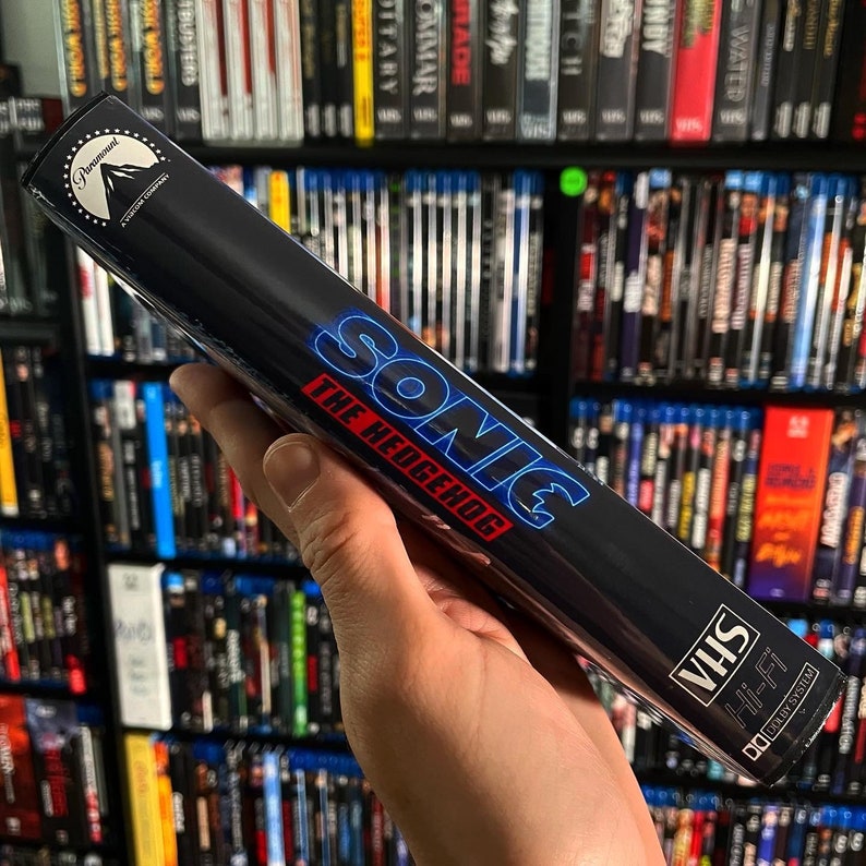 Sonic the Hedgehog 2020 Custom VHS Display Case NO TAPE - Etsy