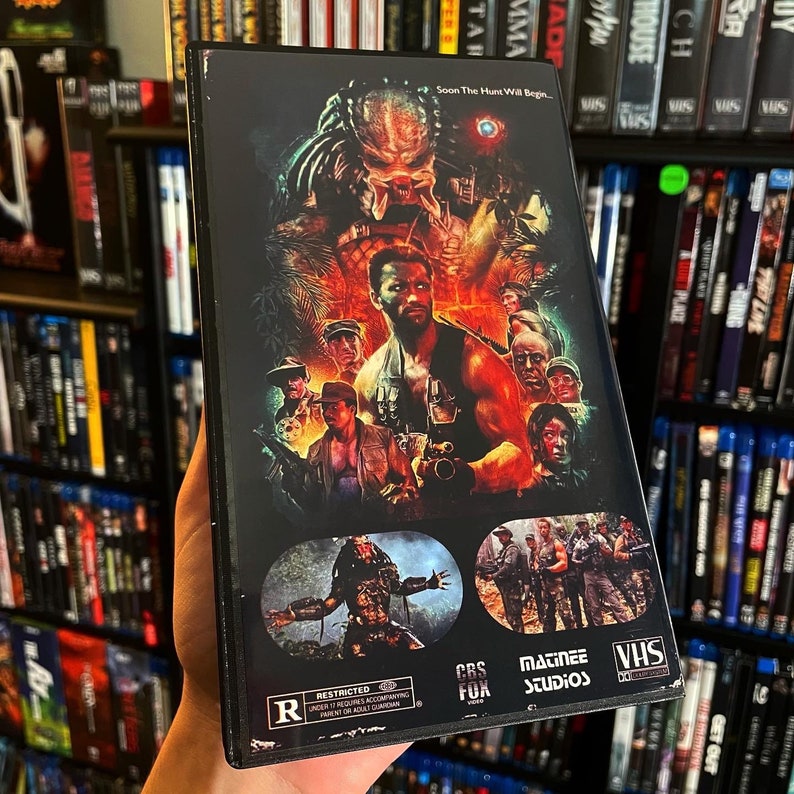 Predator 1987 Custom VHS Display Case NO TAPE | Etsy