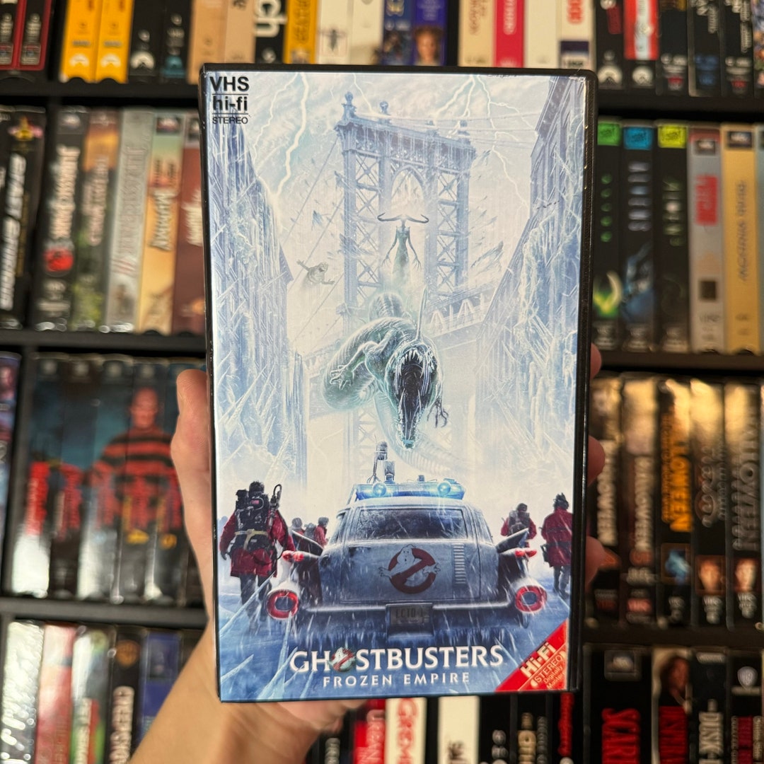 Ghostbusters Frozen Empire (2023) Custom VHS Display Case (NO TAPE) - Etsy