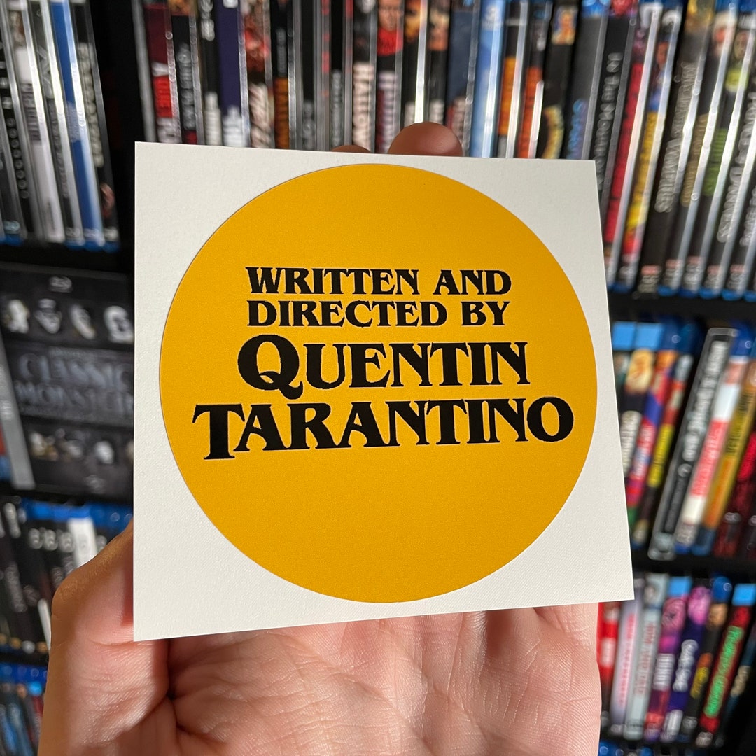 Directed by Quentin Tarantino Vinyl Sticker - Etsy