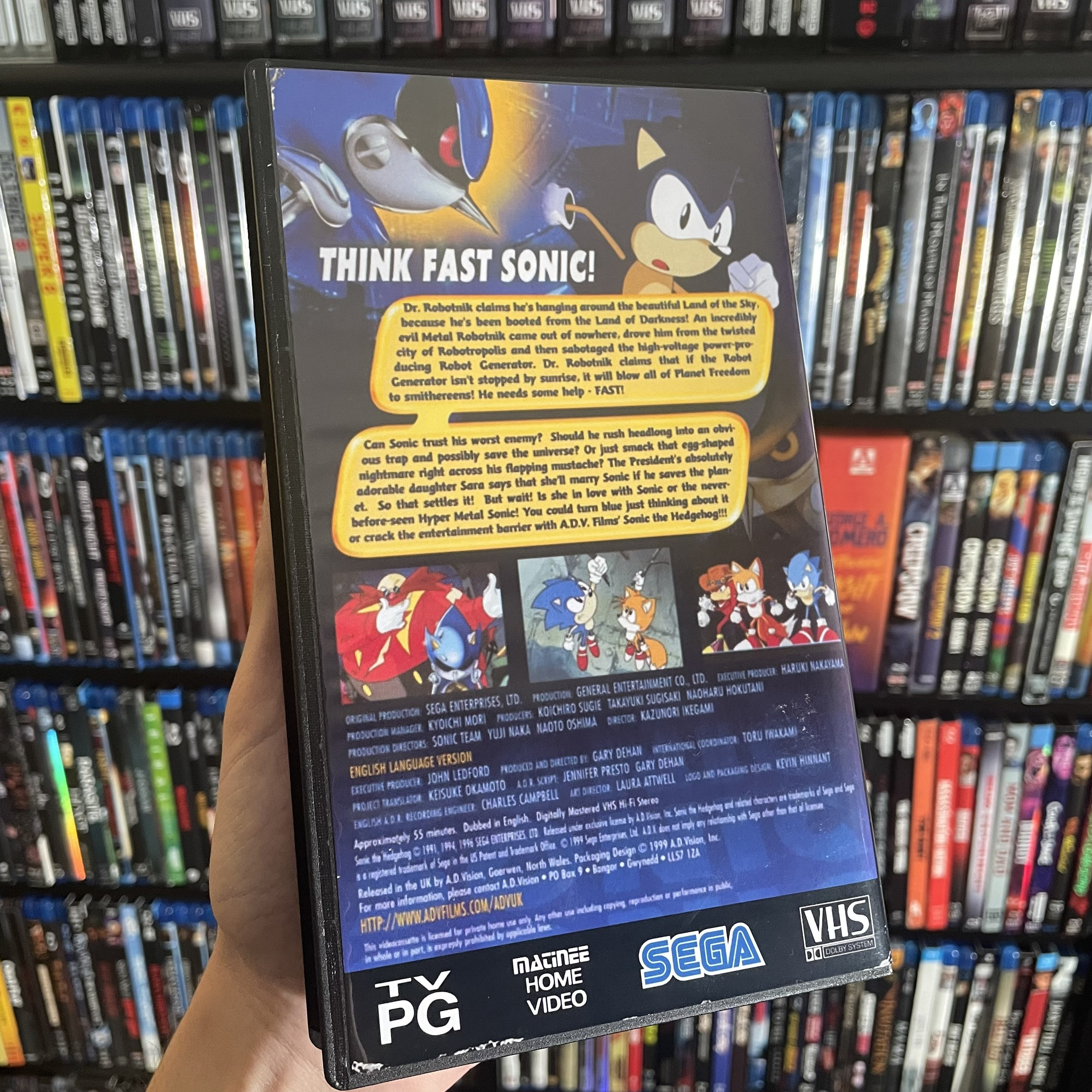Sonic The Hedgehog: The Movie, The Rare VHS Tape That Had, 47% OFF