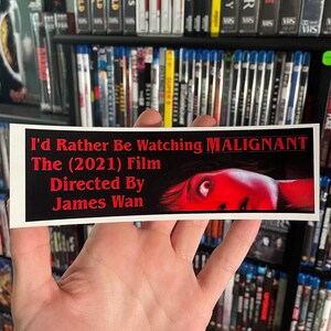 Malignant 2021 Custom VHS Display Case & Bumper Sticker NO TAPE - Etsy