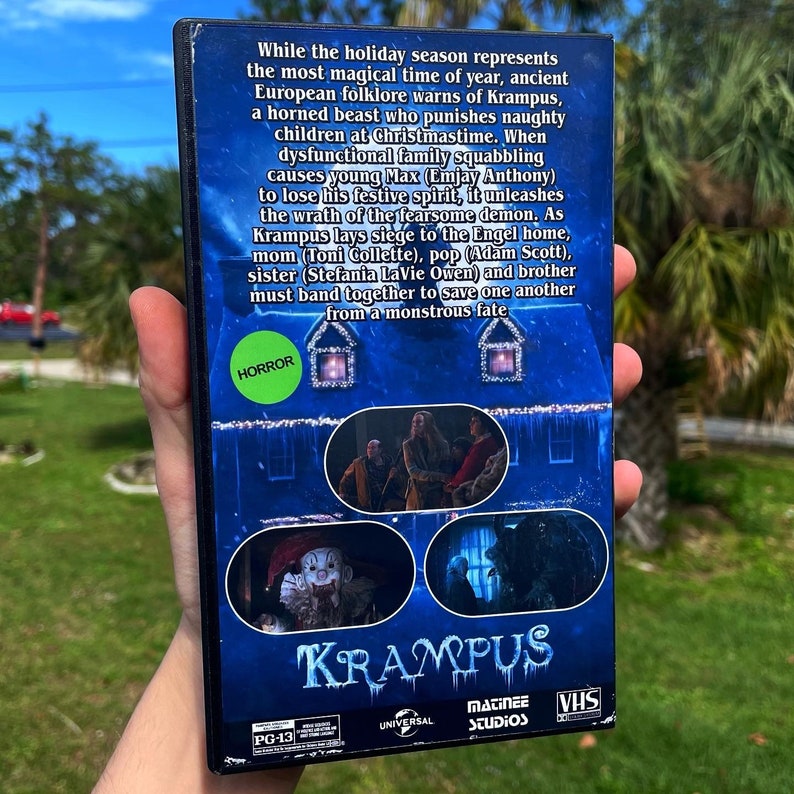 Krampus 2015 Custom VHS Display Case NO TAPE - Etsy