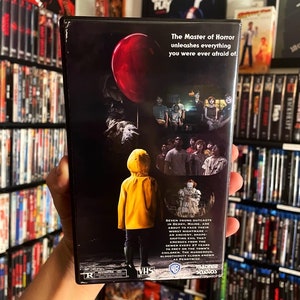 Stephen Kings IT Chapter 1 & 2 Custom VHS Display Cases no Tapes Double ...