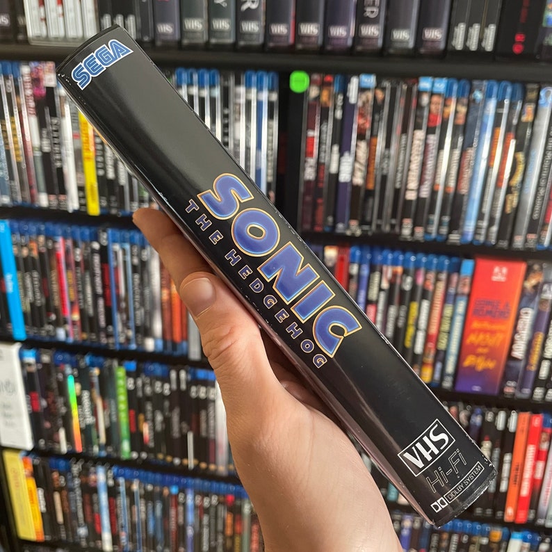 Sonic the Hedgehog (anime Movie) Custom VHS Display Case (NO TAPE) - Etsy