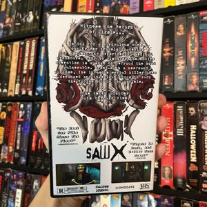 Saw X (2023) Custom VHS Display Case (no Tape) - Etsy