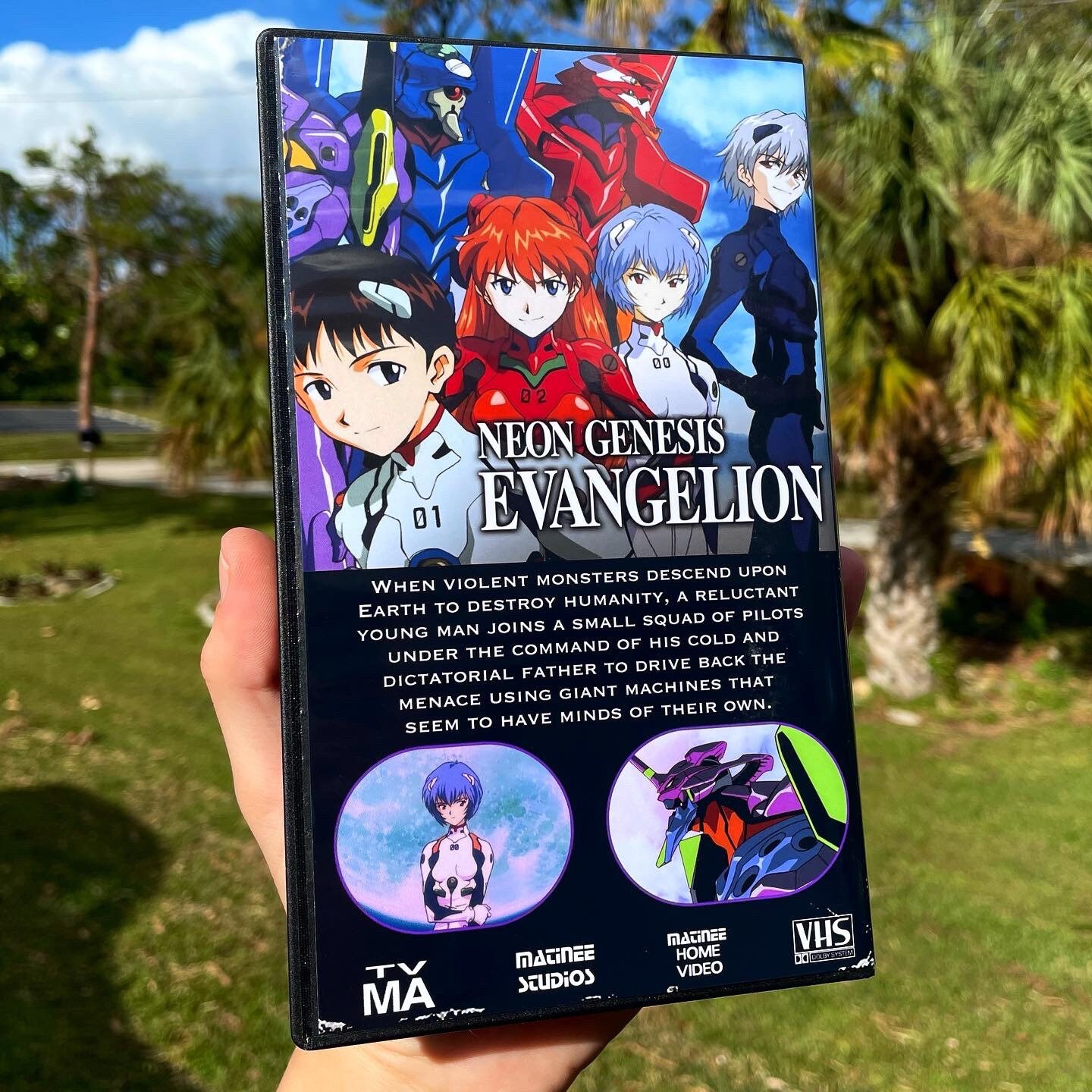 Neon Genesis Evangelion Custom VHS Display Case NO TAPE - Etsy UK