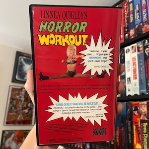 Linnea Quigley's Horror Workout (1990) Custom VHS Display/replacement ...