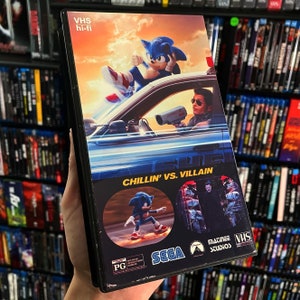 Sonic the Hedgehog (2020) Custom VHS Display Case (NO TAPE) - Etsy