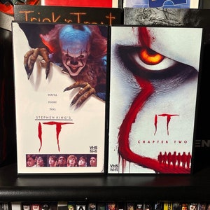 Stephen Kings IT Chapter 1 & 2 Custom VHS Display Cases no - Etsy