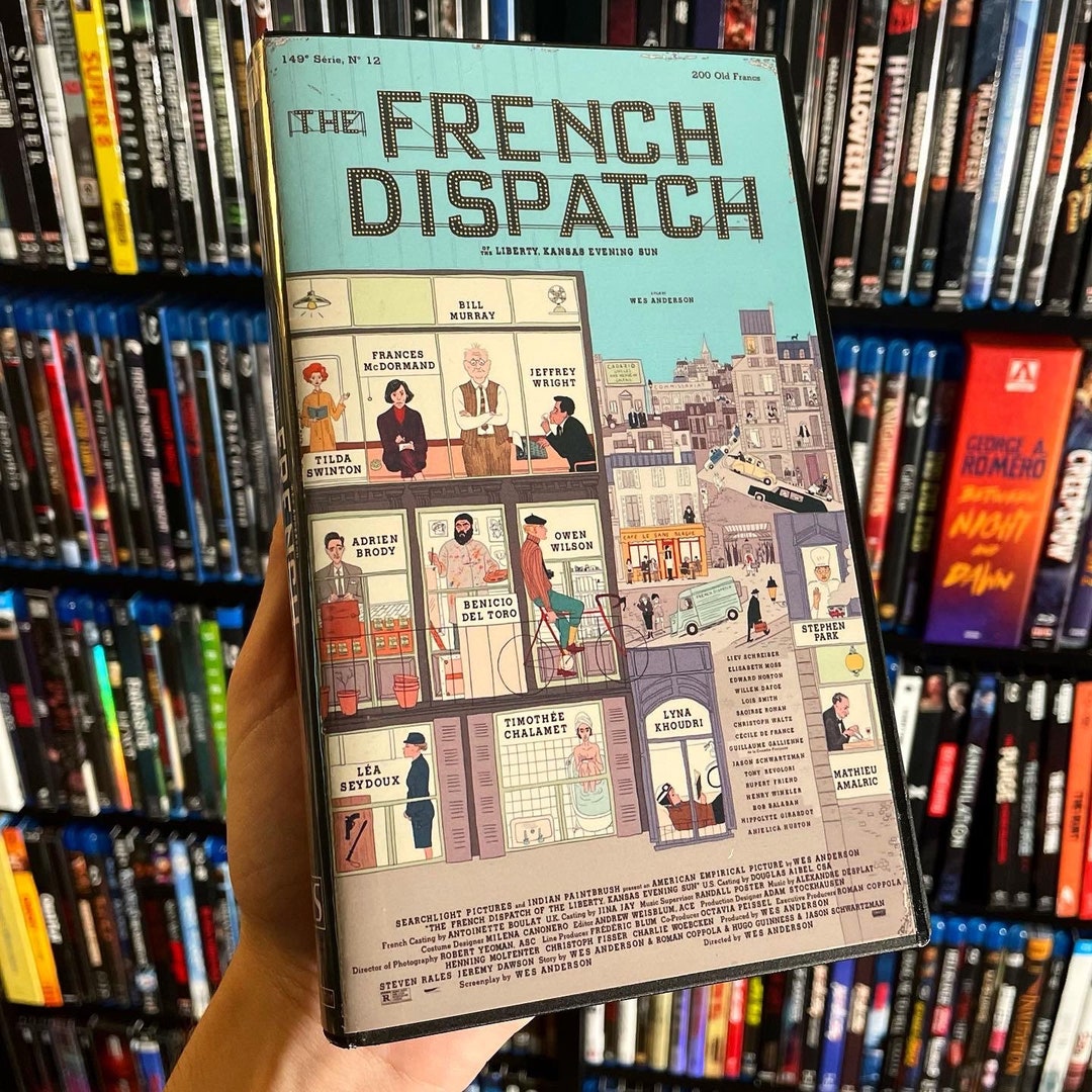 The French Dispatch 2021 Custom VHS Display Case NO TAPE - Etsy