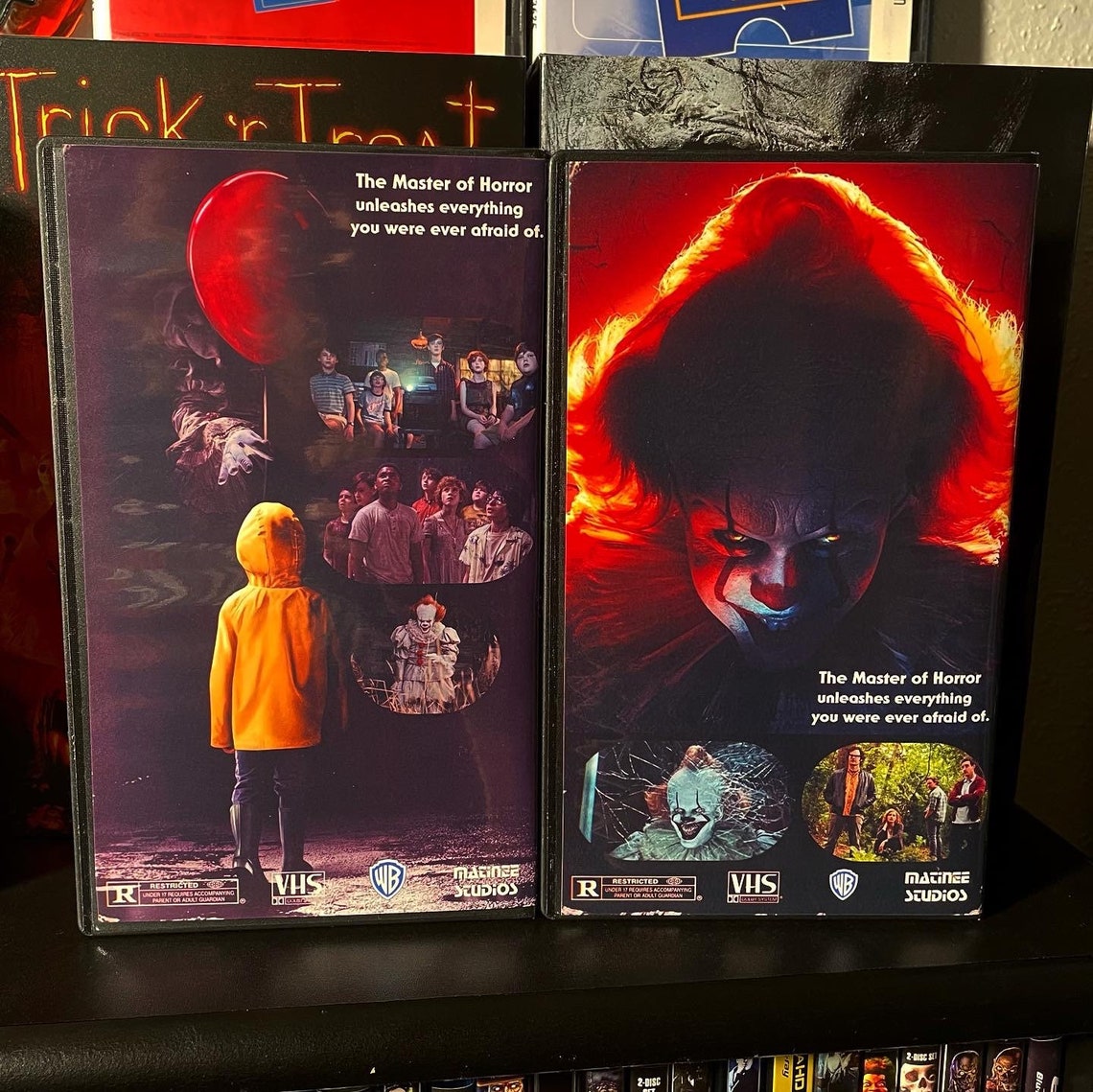 Stephen Kings IT Chapter 1 & 2 Custom VHS Display Cases no - Etsy