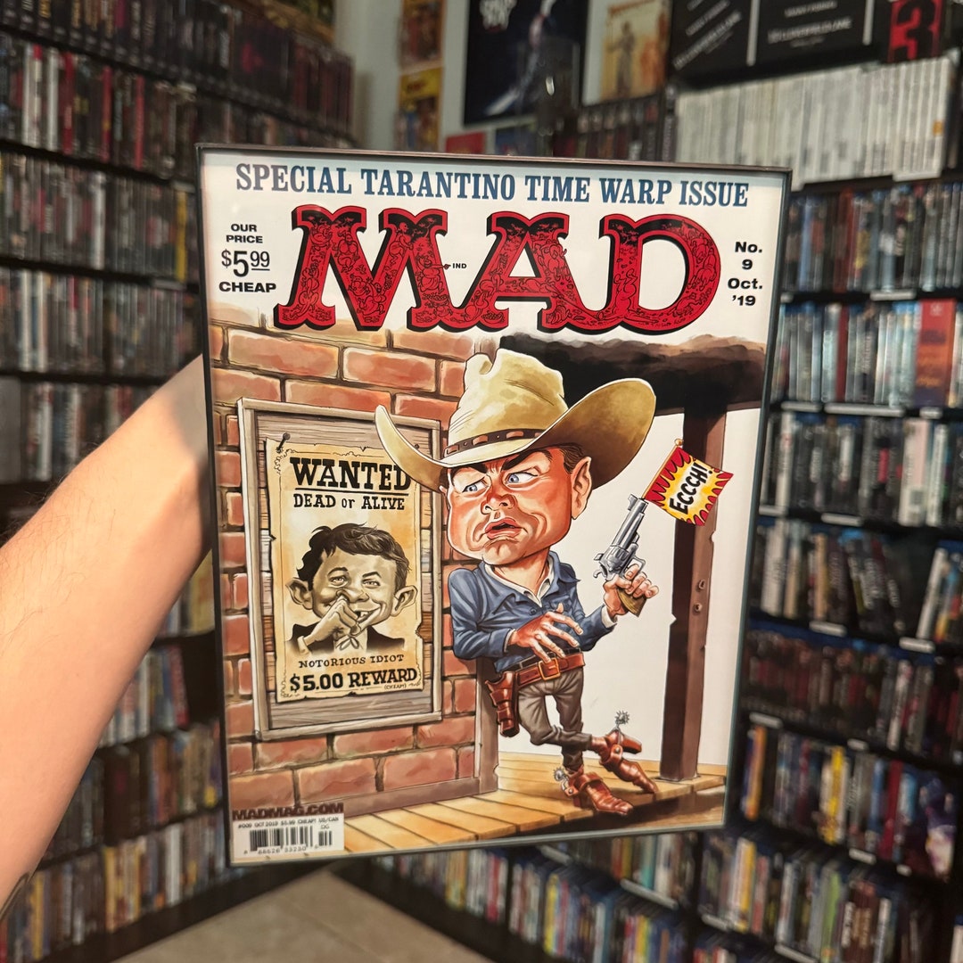 Mad Magazine Once Upon a Time in Hollywood Bounty Law Art Print FRAME ...