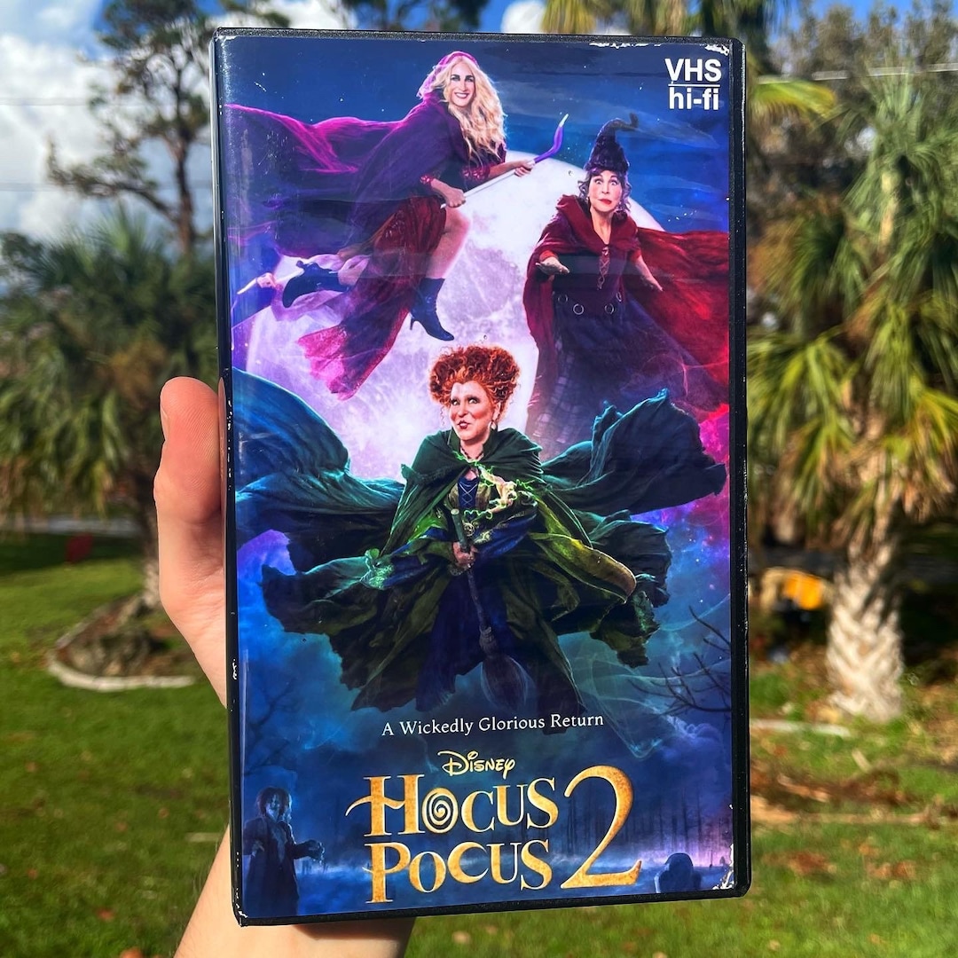 Hocus Pocus 2 2022 Custom VHS Display Case NO TAPE - Etsy Australia