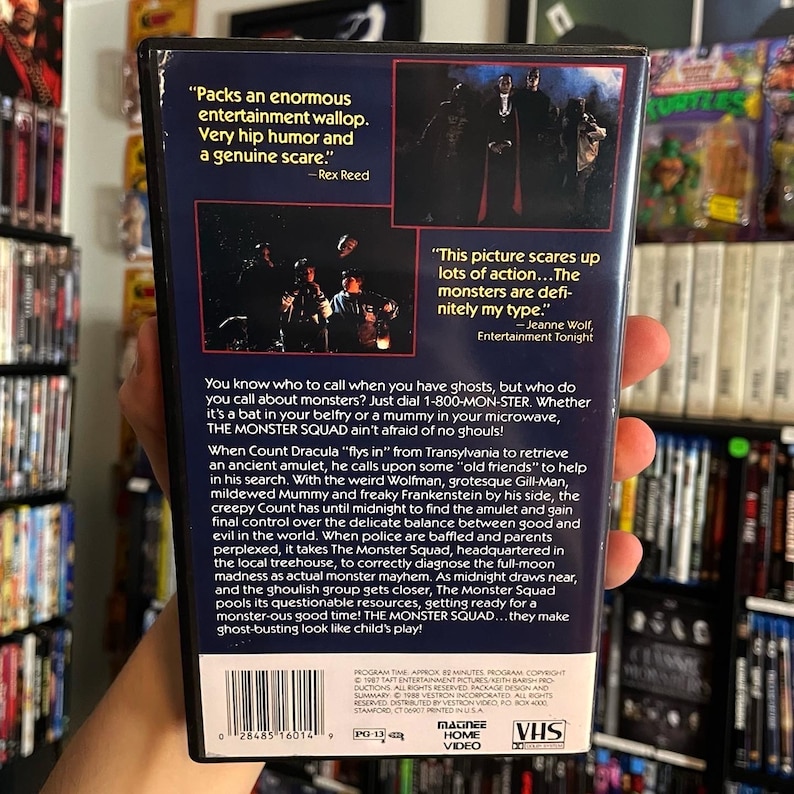 The Monster Squad (1987) Custom VHS Display/replacement Case (NO TAPE ...