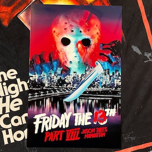 Friday the 13th Part 8 Jason Takes Manhattan (1989) Movie Poster 11x17 ...
