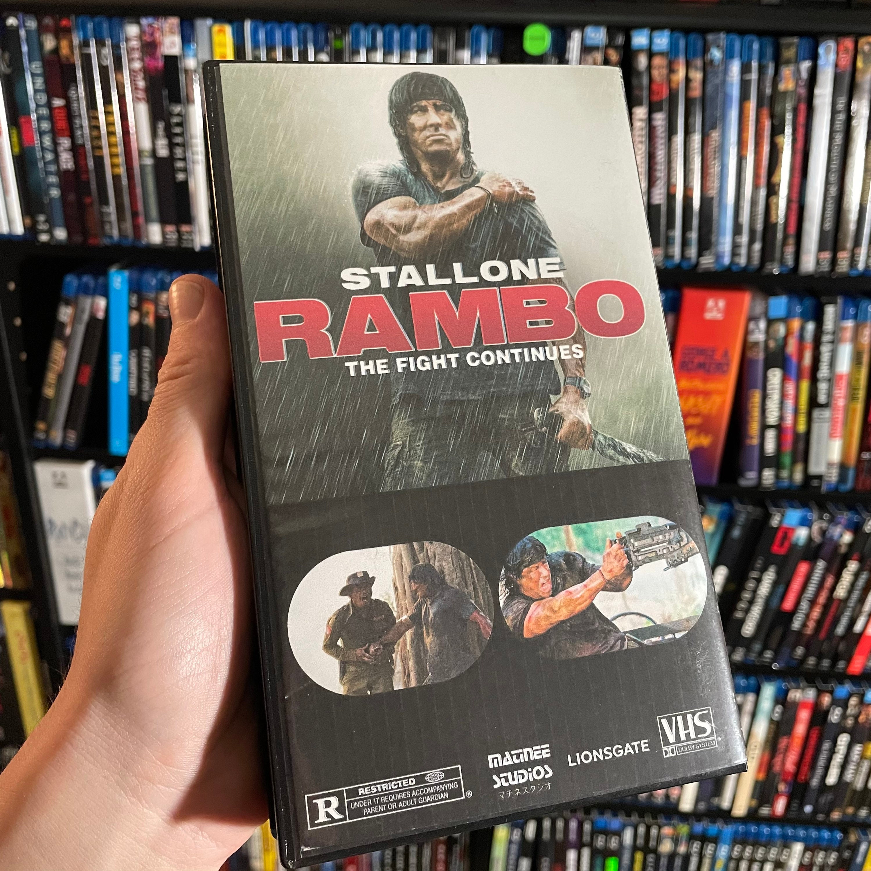 Rambo 2008 Custom VHS Display Case NO TAPE | Etsy