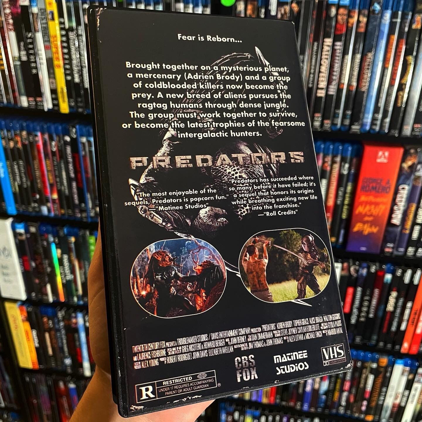 Predators (2010) Custom VHS Display Case (NO TAPE) - Etsy