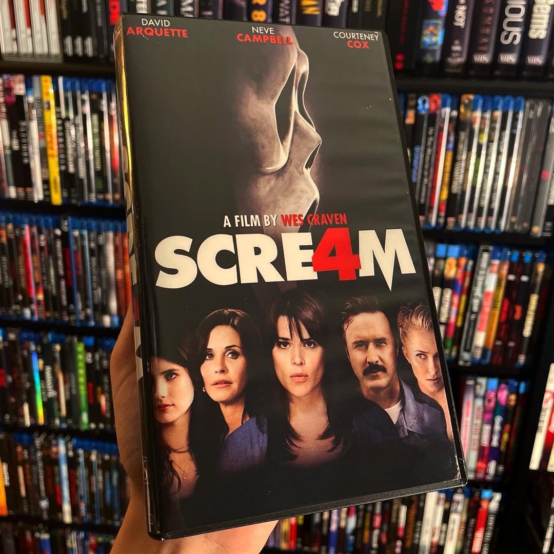 Scream 4 2011 Custom VHS Display Case NO TAPE - Etsy