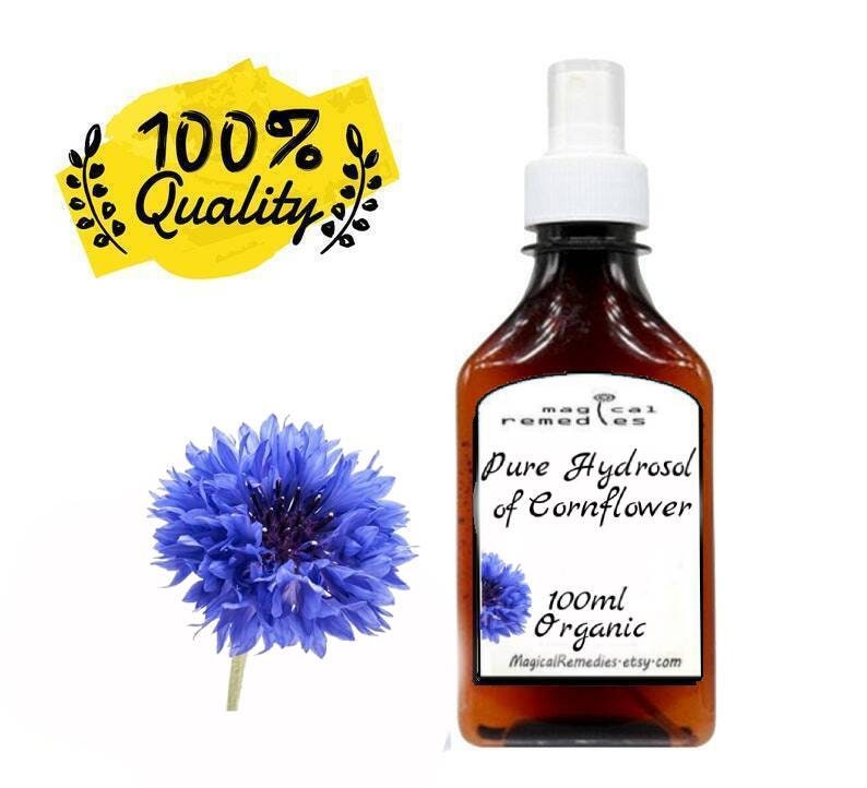 100% Organic Pure Cornflower Hydrosol ( Hydrolate) Flower Water Organic ...