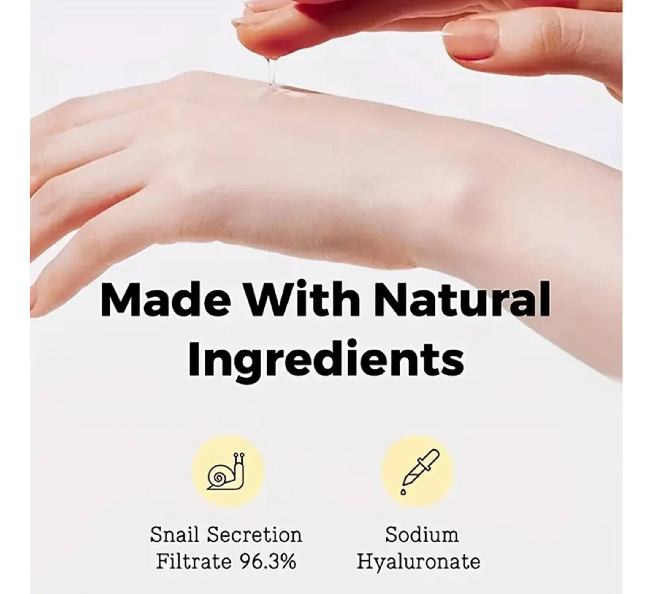 Snail Mucin 96% Power Repairing Essence Hydrating Serum for Face With ...