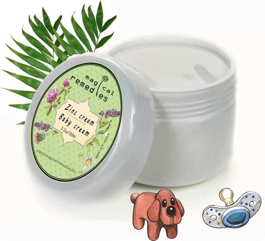 Organic Non-nano Zinc Oxide Diaper Rash Cream | Calendula and Chamomile ...