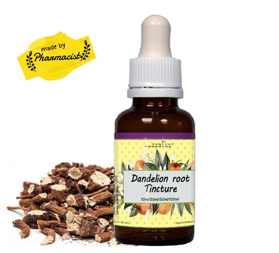 Organic Dandelion Root Tincture Liquid Extract taraxacum - Etsy