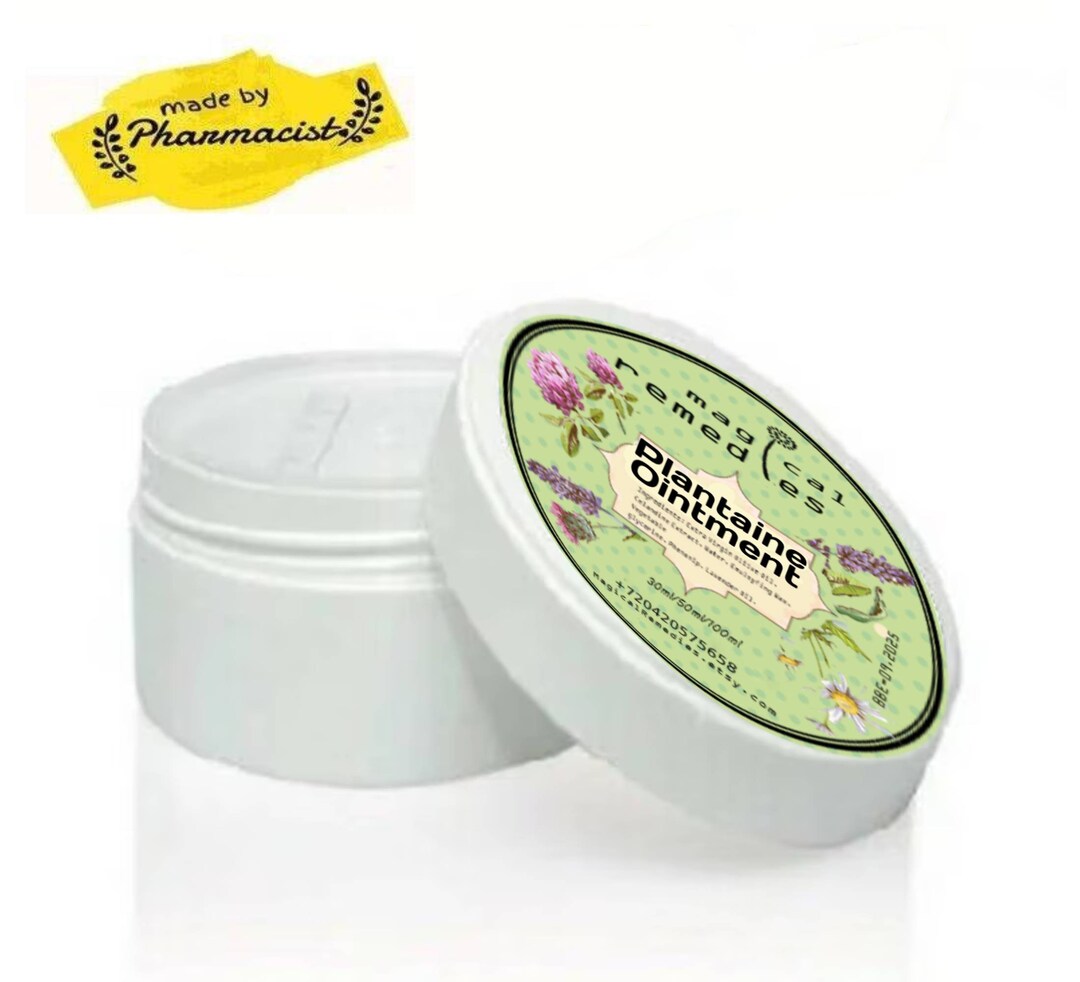 Plantain Ointment. Herbal Balm. - Etsy
